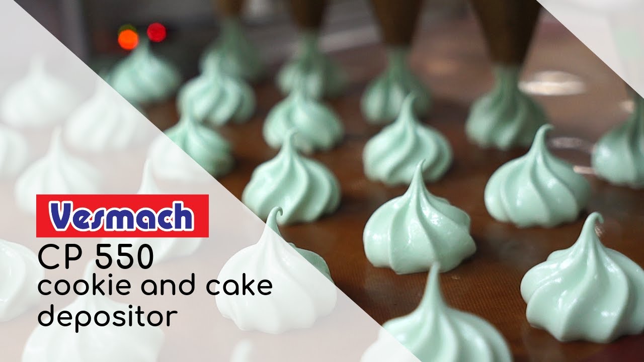 Vesmach Cookie and Cake Depositor CP 550 - YouTube