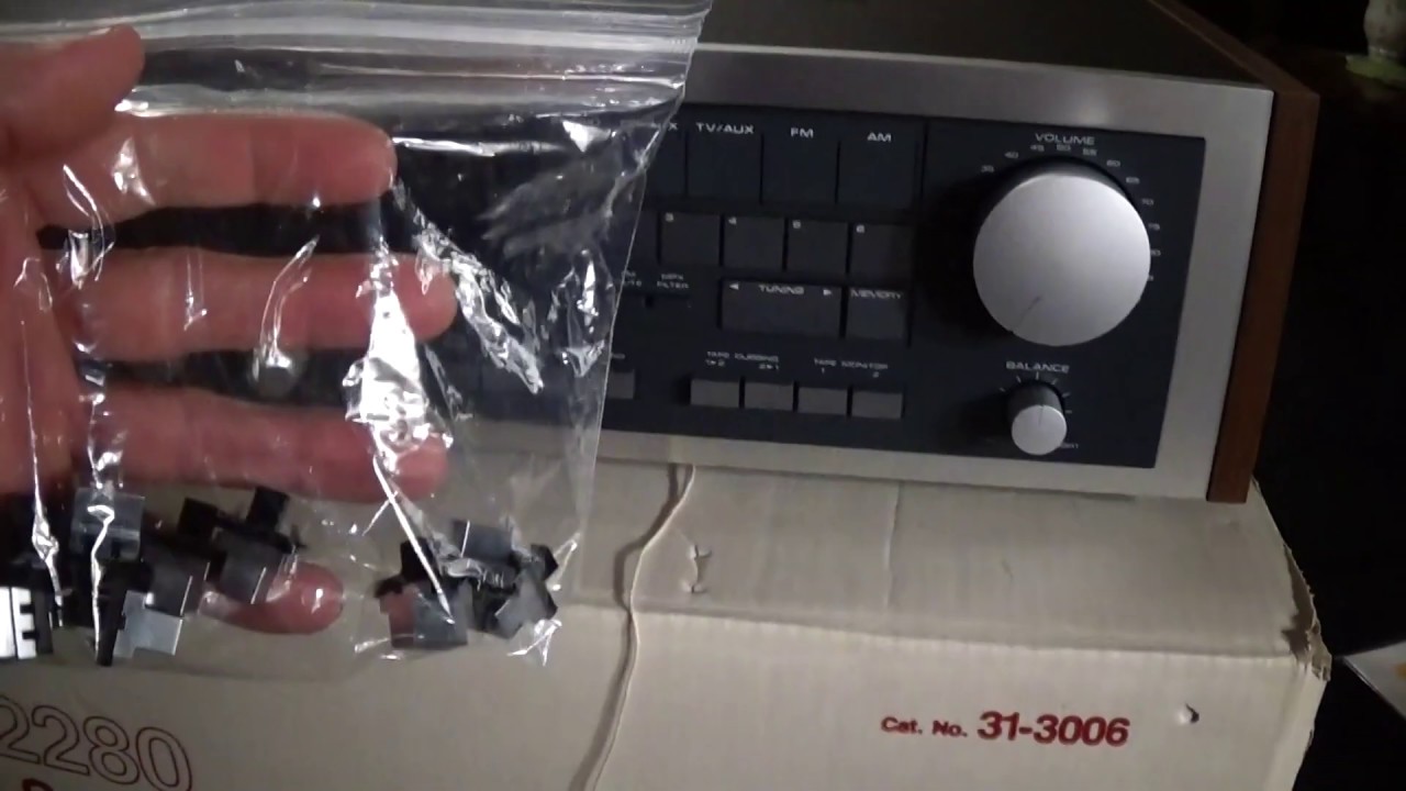 33 Year Old Receiver Brand new in box Realistic STA-2280 - YouTube
