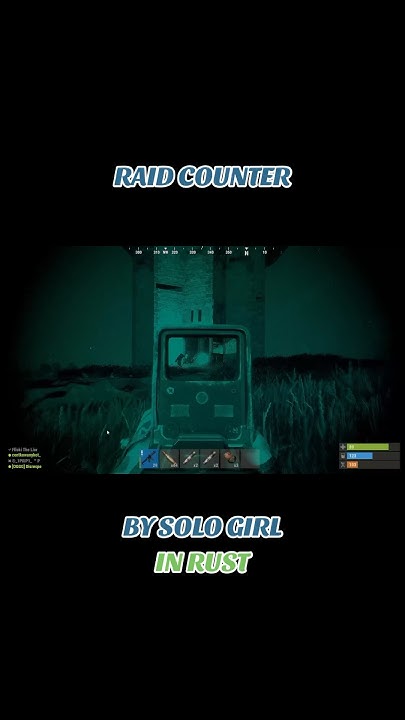 Rust-solo raid counter by a girl #games #rust #rustpvp #rustraid #rustshorts #rustgame #gamer # ...