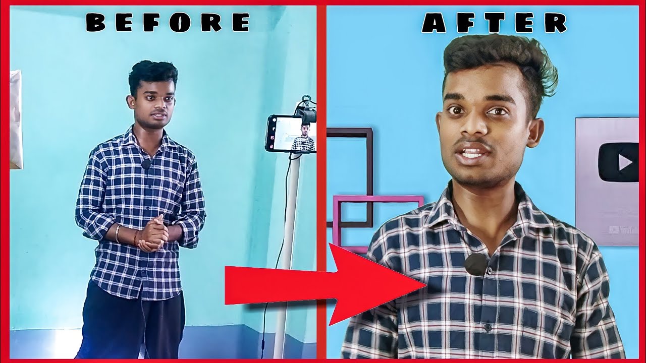 YouTube video background setup. low budget YouTube background setup ...