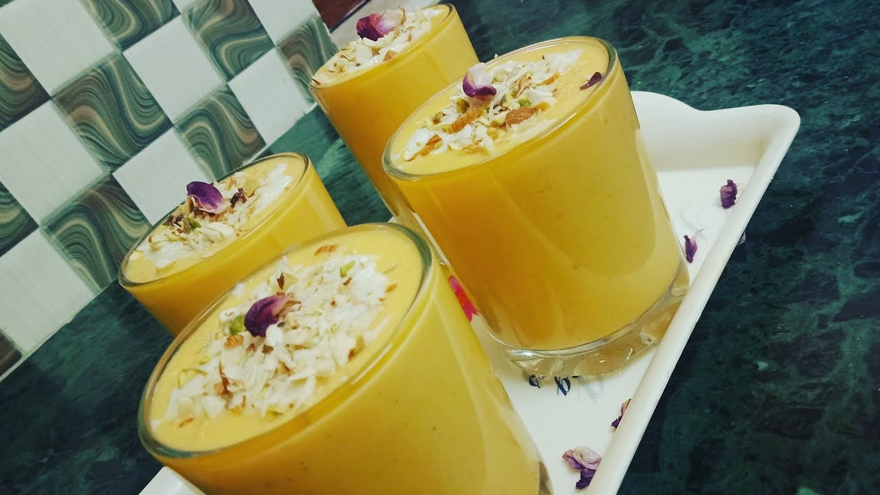 MANGO SHAKE WITH RABRI ️ - YouTube