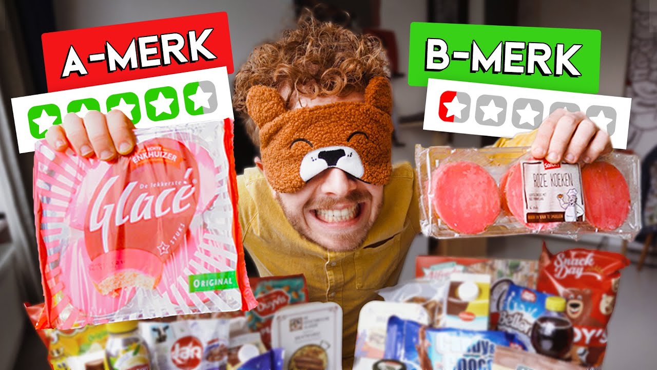 A-Merk vs LIDL Producten GEBLINDDOEKT vergelijken! 🤩 - YouTube
