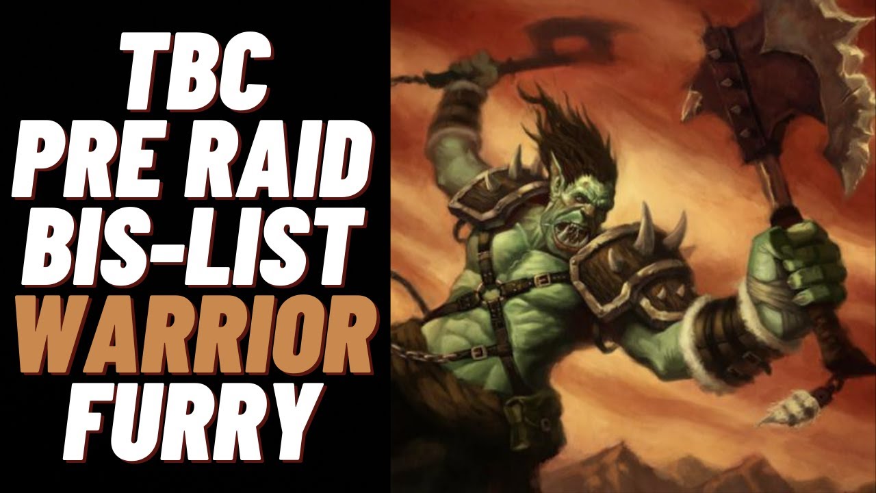 Wow TBC Classic Fury and Arms Warrior pre-Raid - YouTube