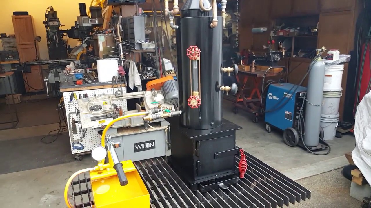For Sale Live Steam Boiler Hand Pump Whistle Gauge steam engine - YouTube