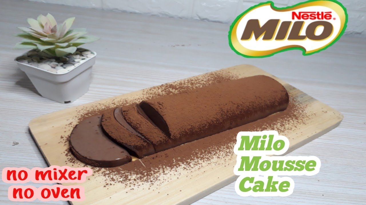 Gampang!! Cara Membuat Milo Mousse Cake|| Han Ahmad - YouTube