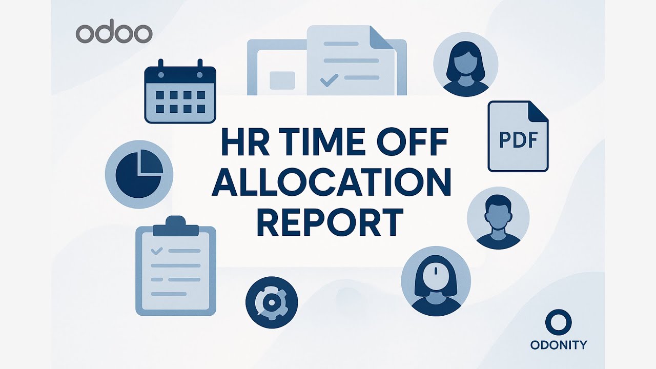 Odoo HR Time Off Allocation Report by Odonity | Stylish Monthly Leave Reports by Employee - YouTube