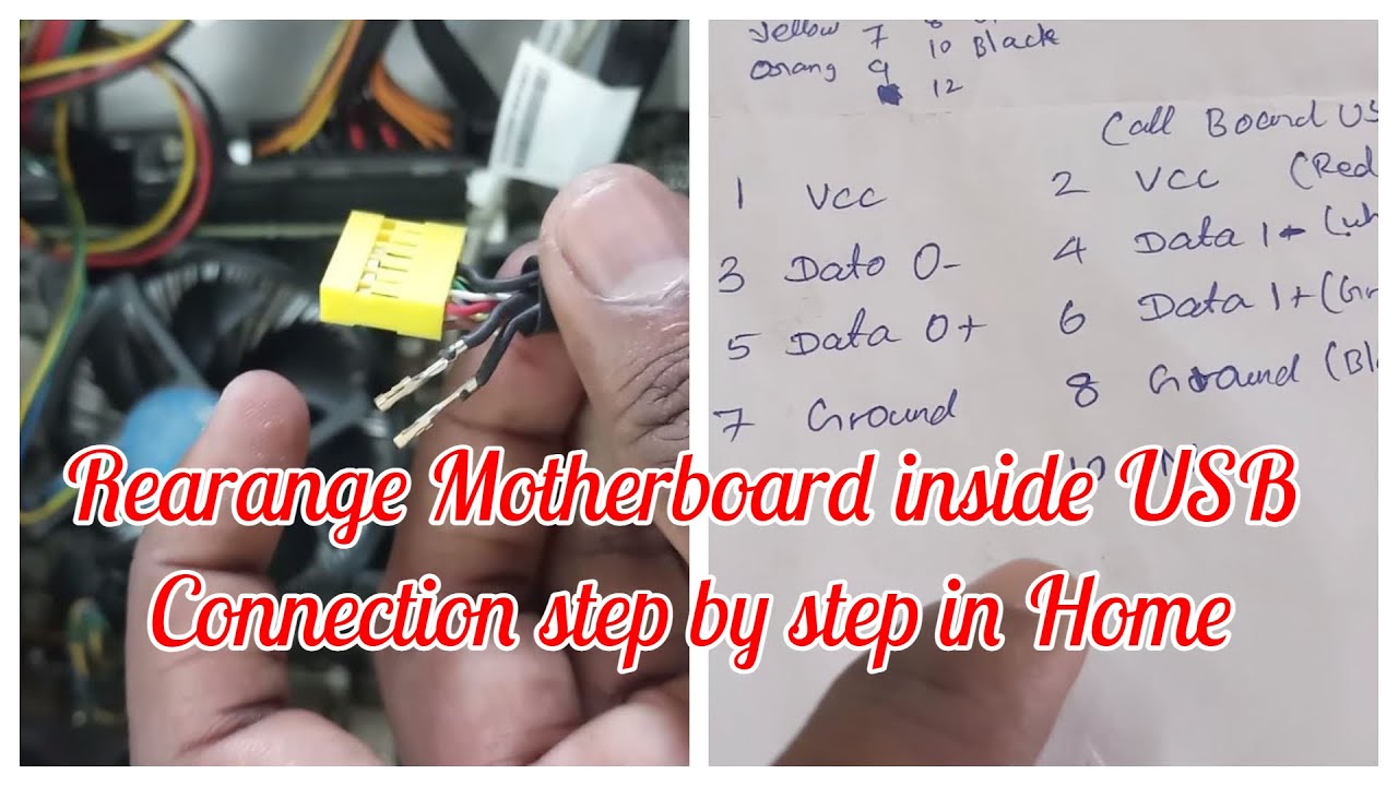 How to arrange inside USB connector, Lenovo system to zebronics or ...