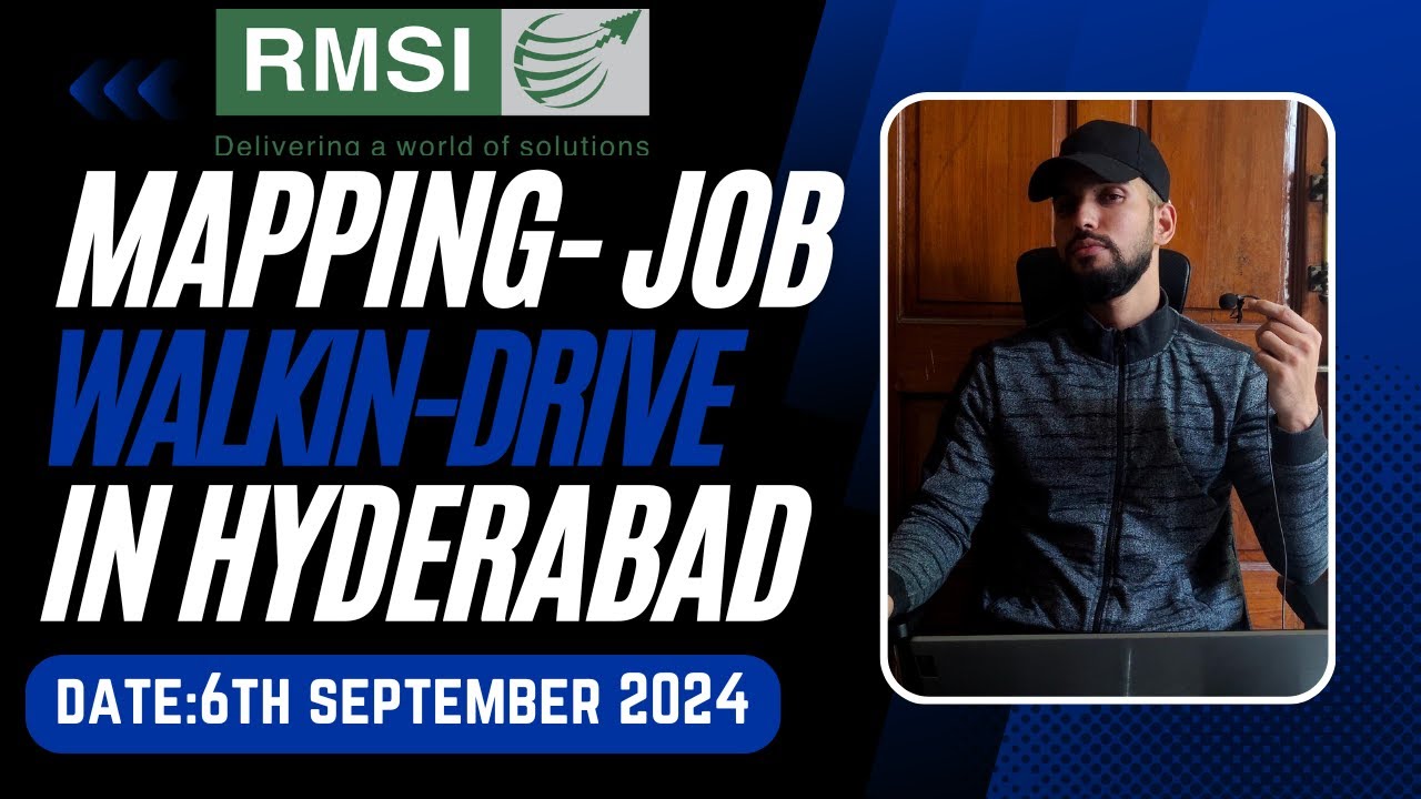 Mapping Process Job | Mega Walkin Drive | Free 2 Way Transport | 5 Days ...