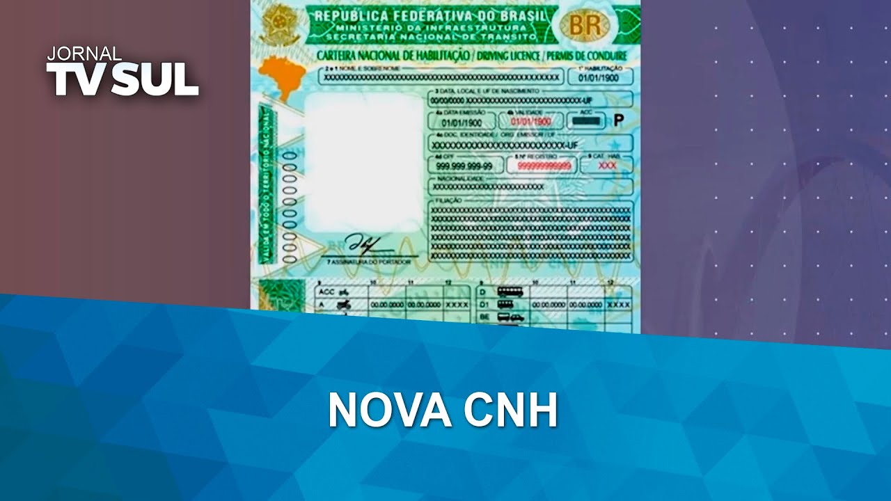 Nova CNH começa a ser emitida em Minas Gerais - YouTube