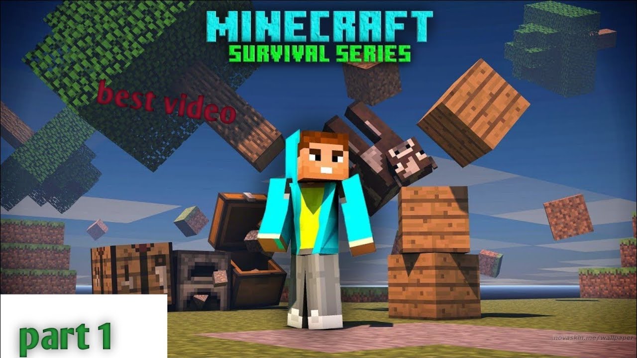 MINECRAFT EPISODE 1 SURVIVAL SERIES ️// part 1/#1 - YouTube
