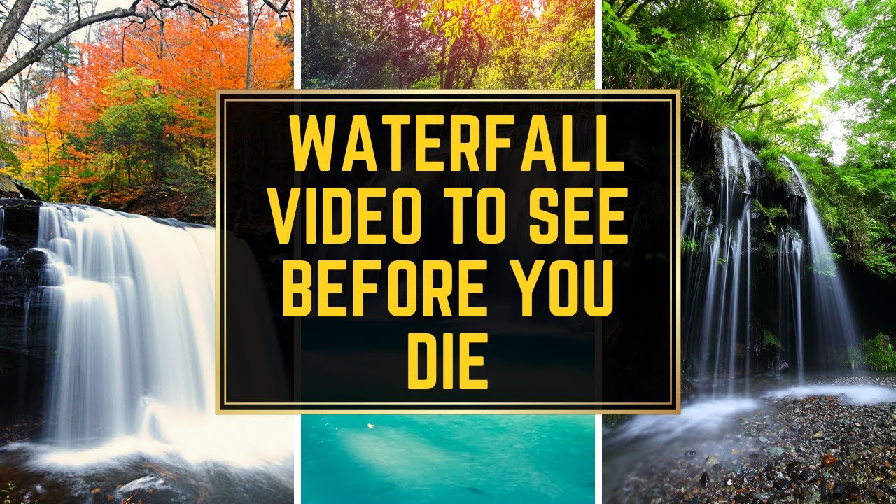 Beautiful waterfalls/Waterfalls video to see before you die/ Must watch ...