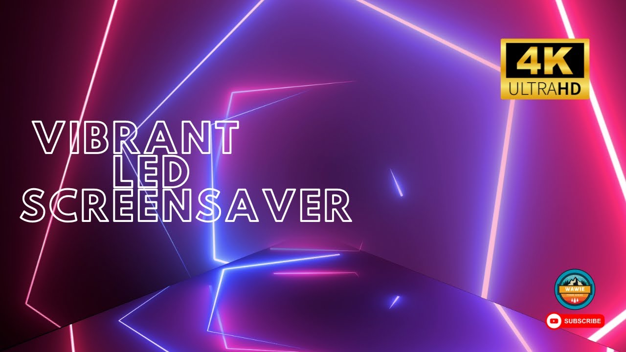 4K LED Neon Lights Display: Mesmerizing LED Screensaver in Ultra HD ...