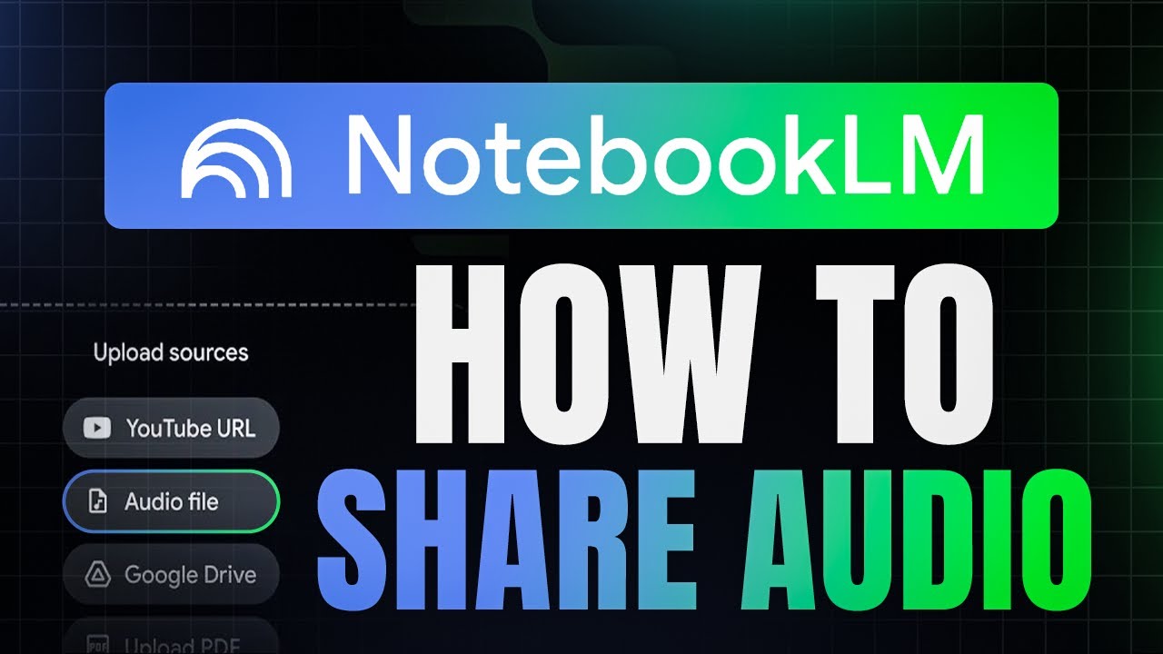 How to Share NotebookLM Audio (Step-by-Step) - YouTube
