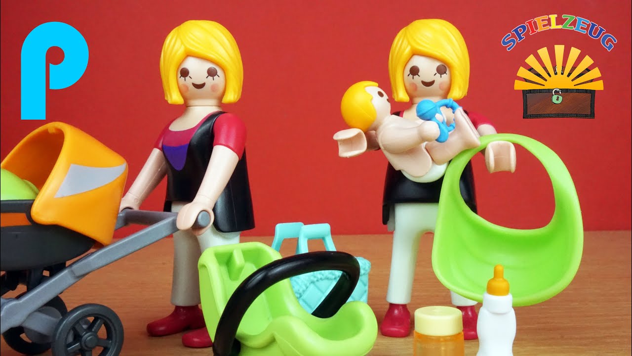 Schwangere und Mama mit Baby 6447 - Playmobil City Life Film Mutter ...