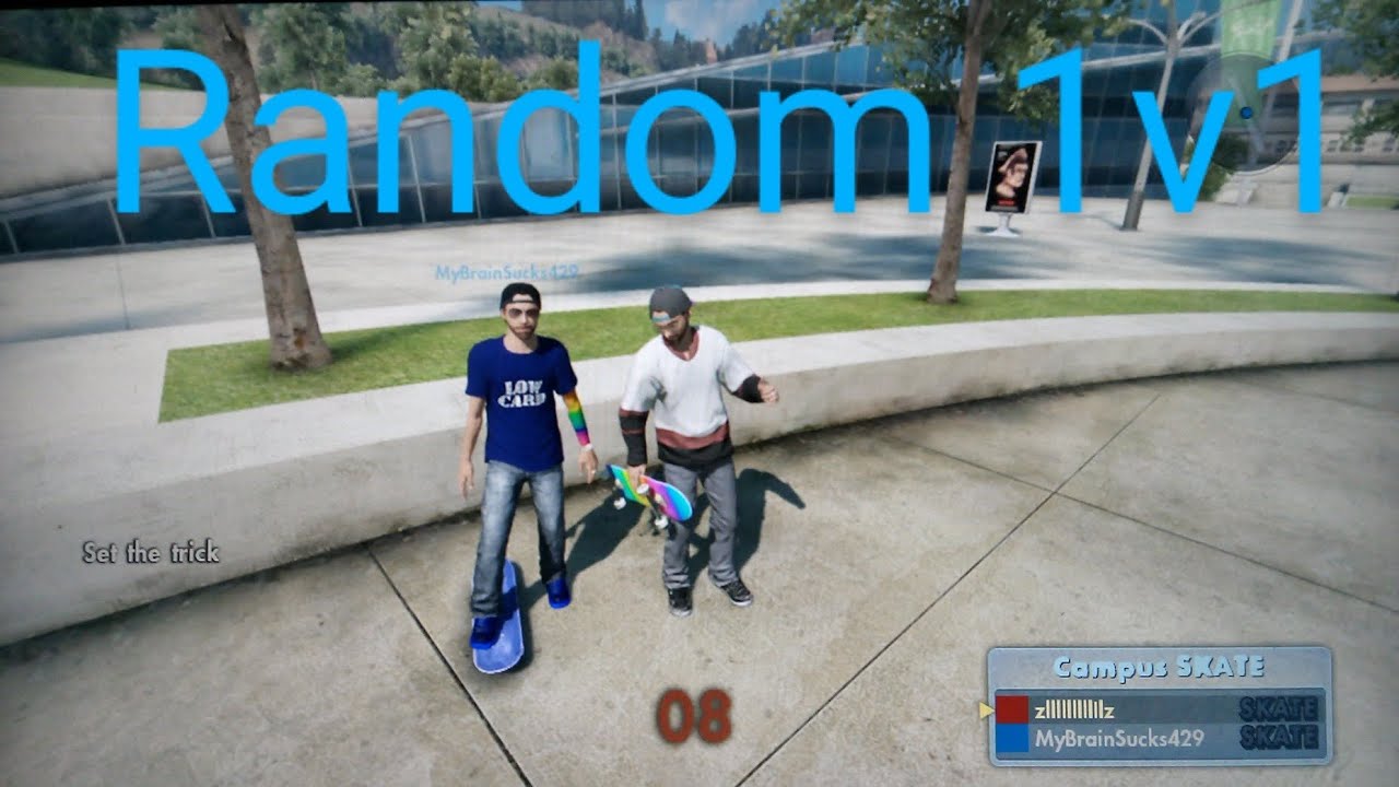 random games 1v1 against friends skate 3 - YouTube