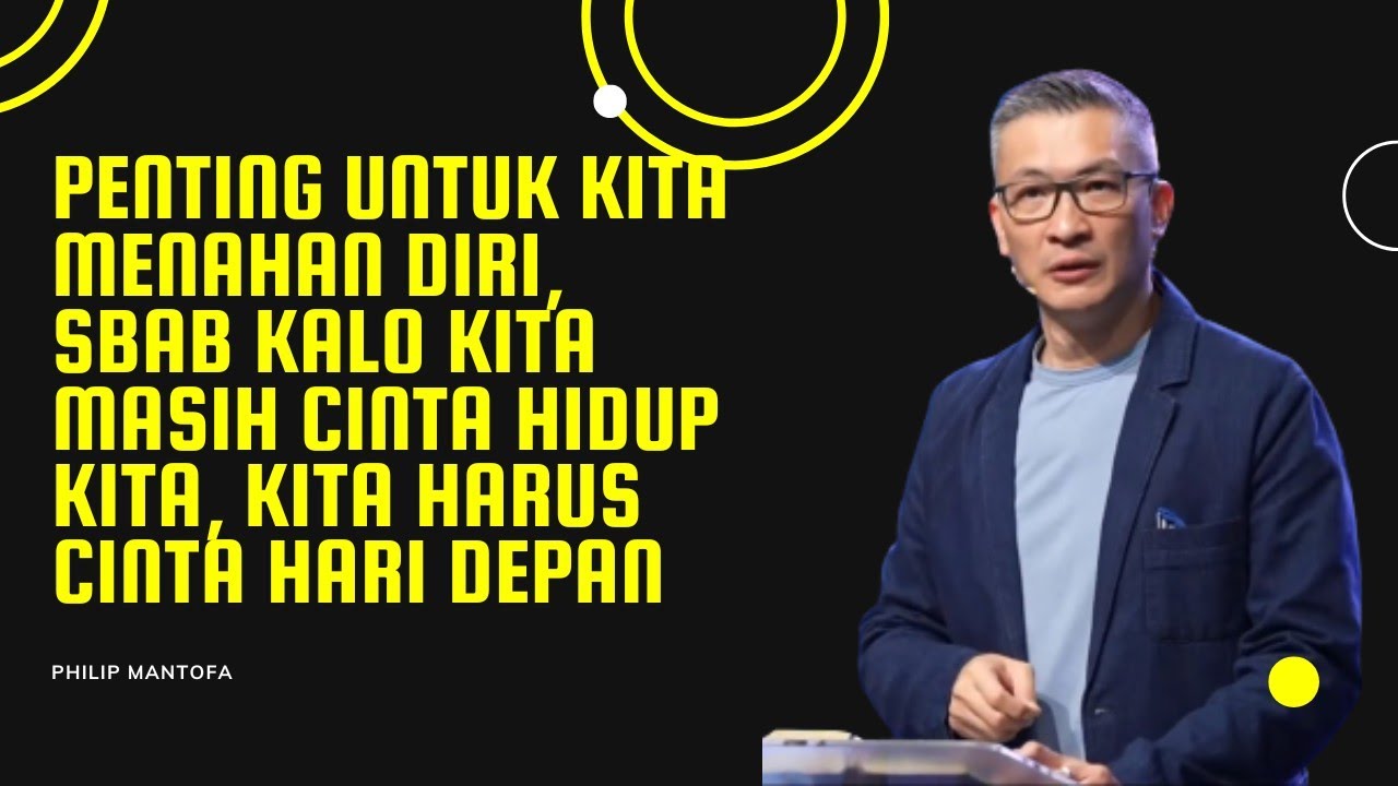 Philip Mantofa | Daud : Pentingnya Menahan Diri | Seri Tokoh Alkitab ...