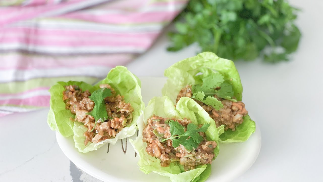 #1 Vegan Recipe & Vegan Appetizer Recipe: Thai Lettuce Wrap - YouTube