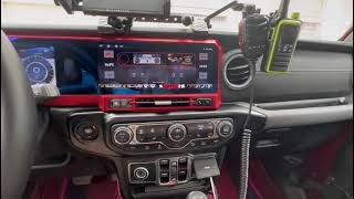 Gerllish Android Screen For Jeep Wrangler JL 2018 -2022 Speedometer LCD Dashboard Digital