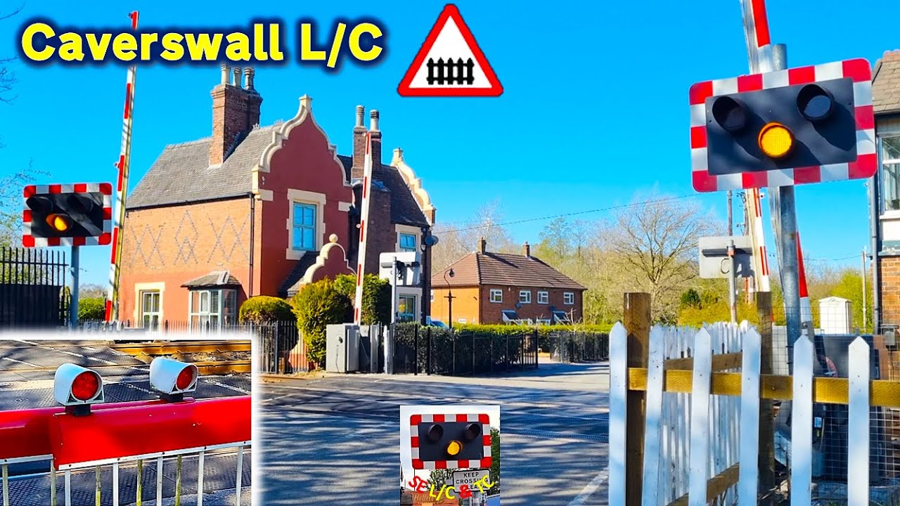 Caverswall Level Crossing, Staffordshire - YouTube
