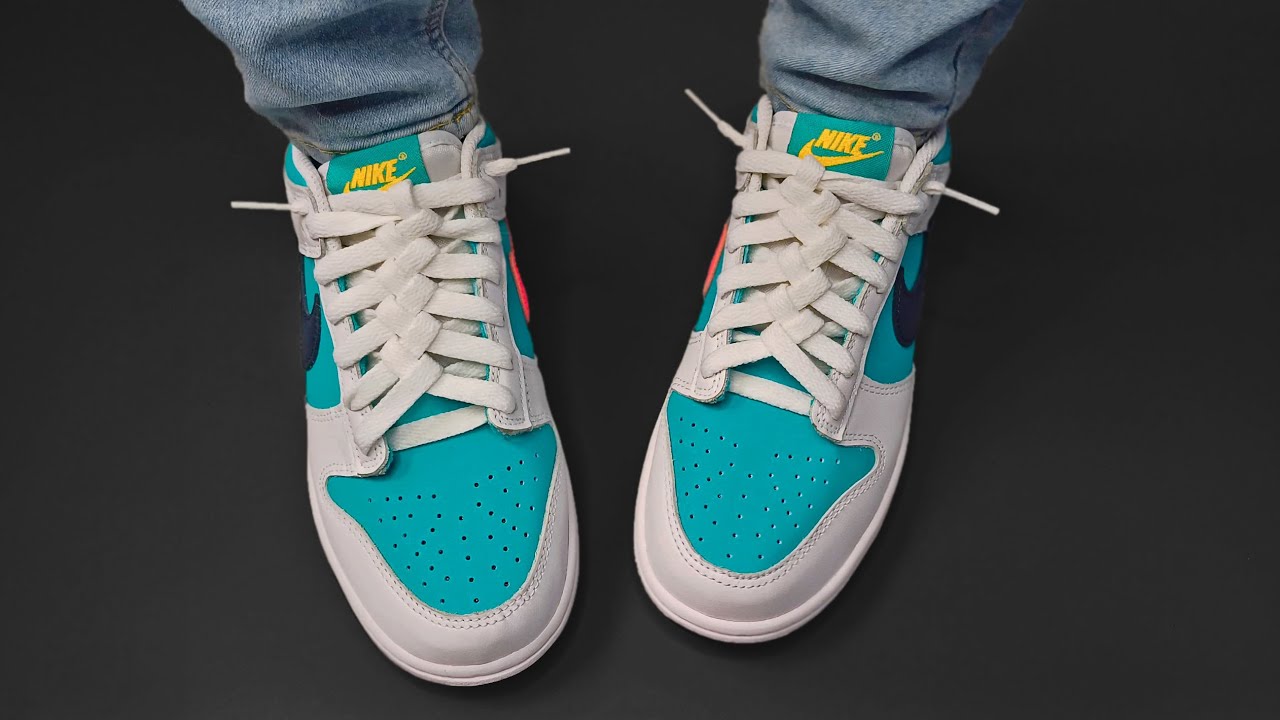 HOW TO LACE NIKE DUNK LOW LOOSELY LACING - YouTube