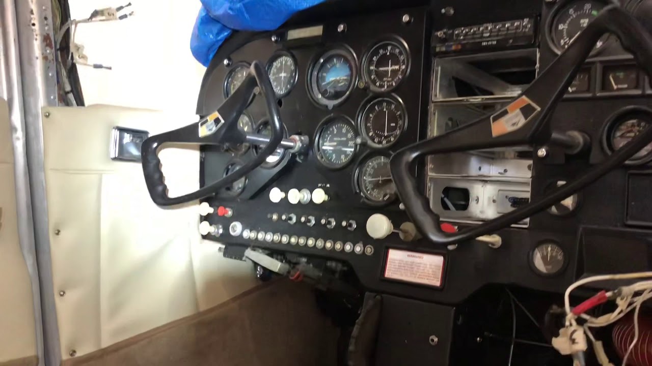 Cessna 172G interior installation - YouTube
