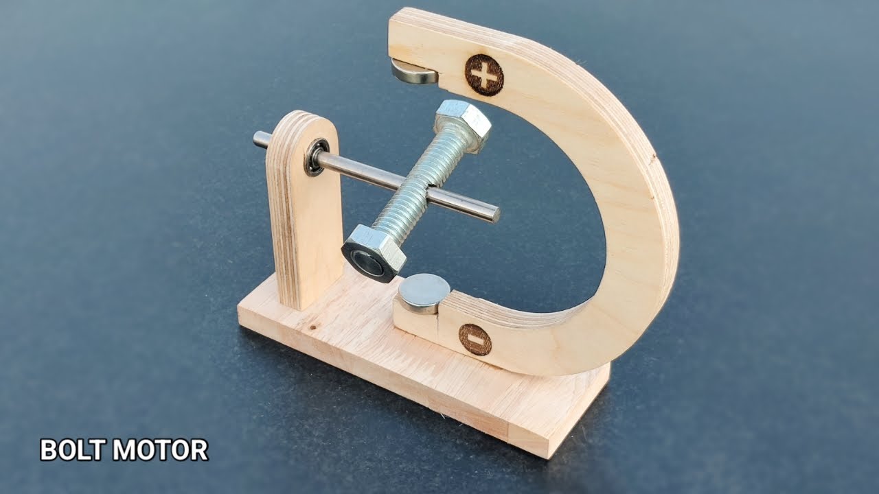 Making Bolt Motors Using Neodymium Magnet - YouTube