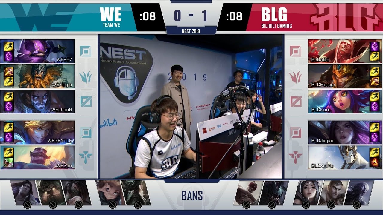 【NEST2019】八強賽 WE vs BLG #2 - YouTube
