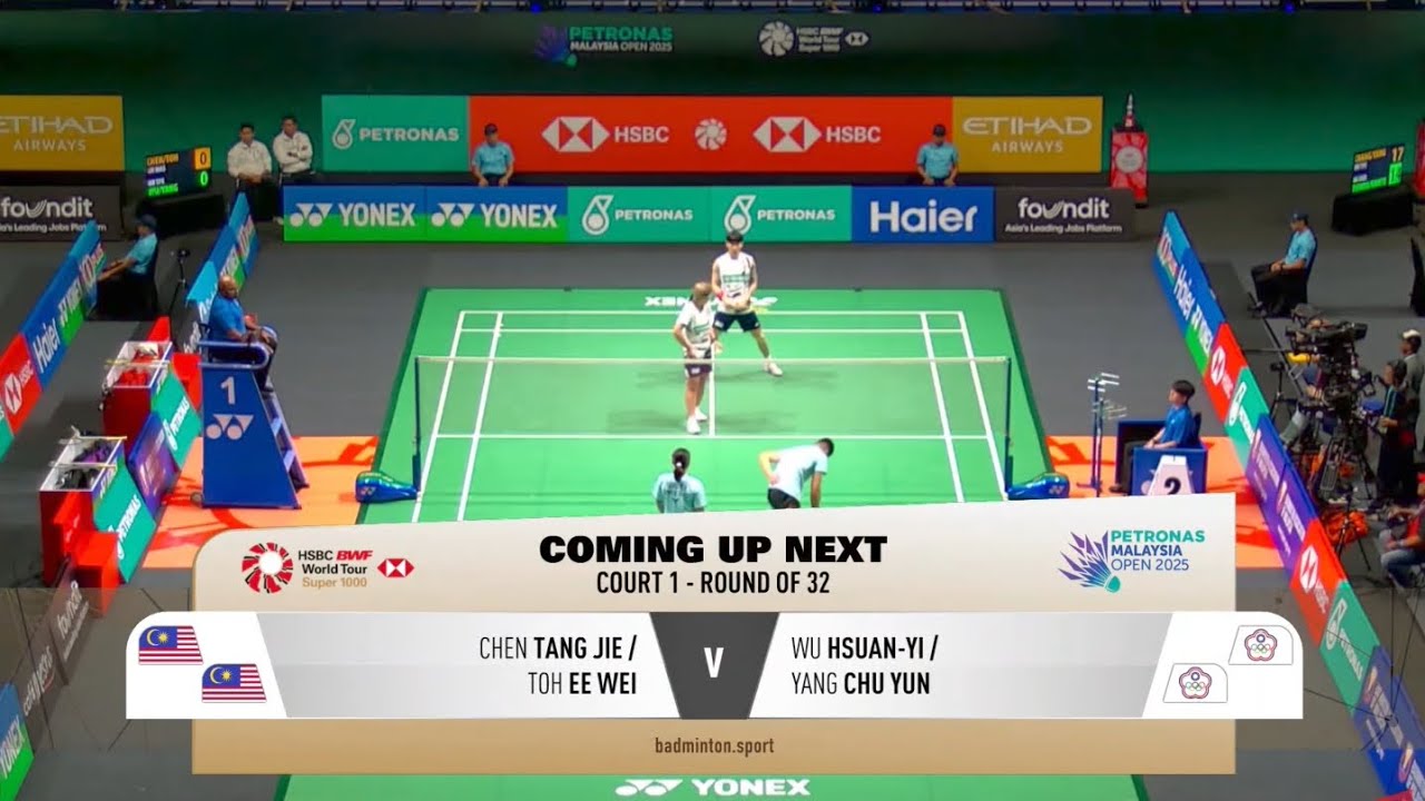 HIGHLIGHT | CHEN T J / TOH E WEI ( MAS ) VS WU HSUAN-YI / YANG CHU YUN ...