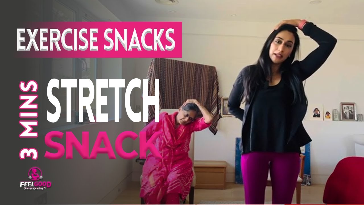 3m STRETCH SNACK for Neck & Back | do then when sitting too long/ desk ...