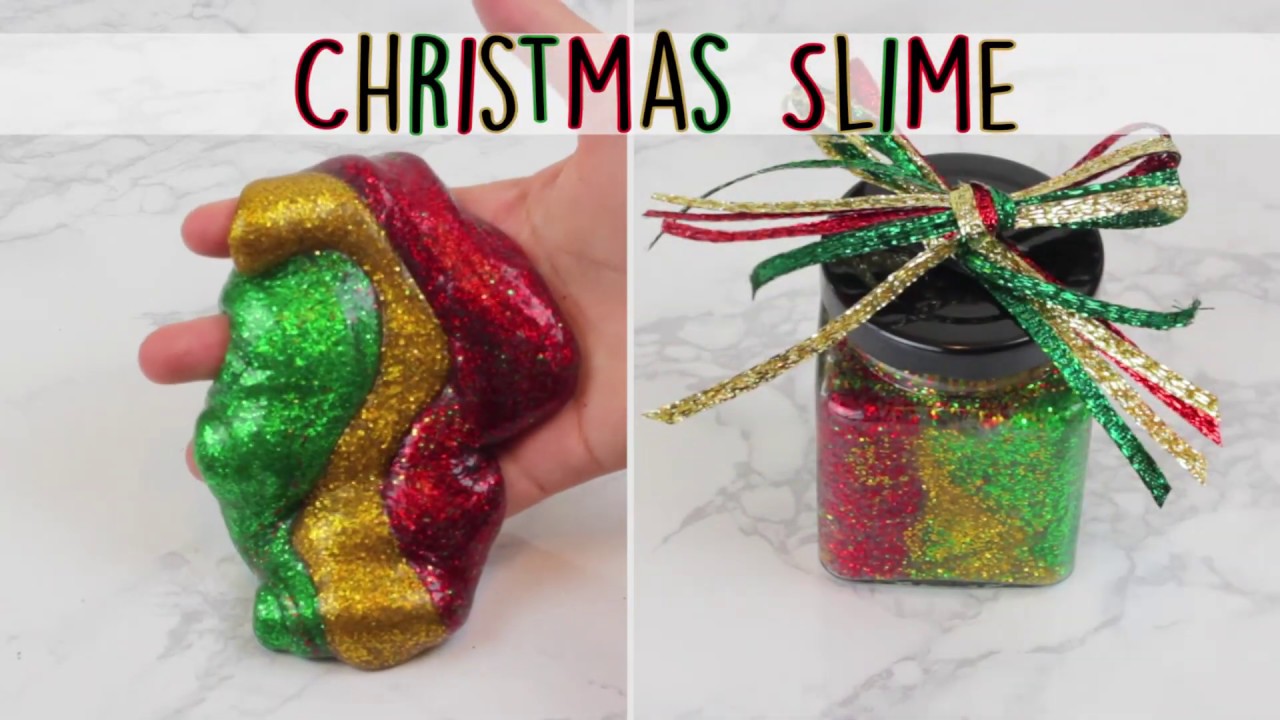 DIY Christmas Slime - YouTube