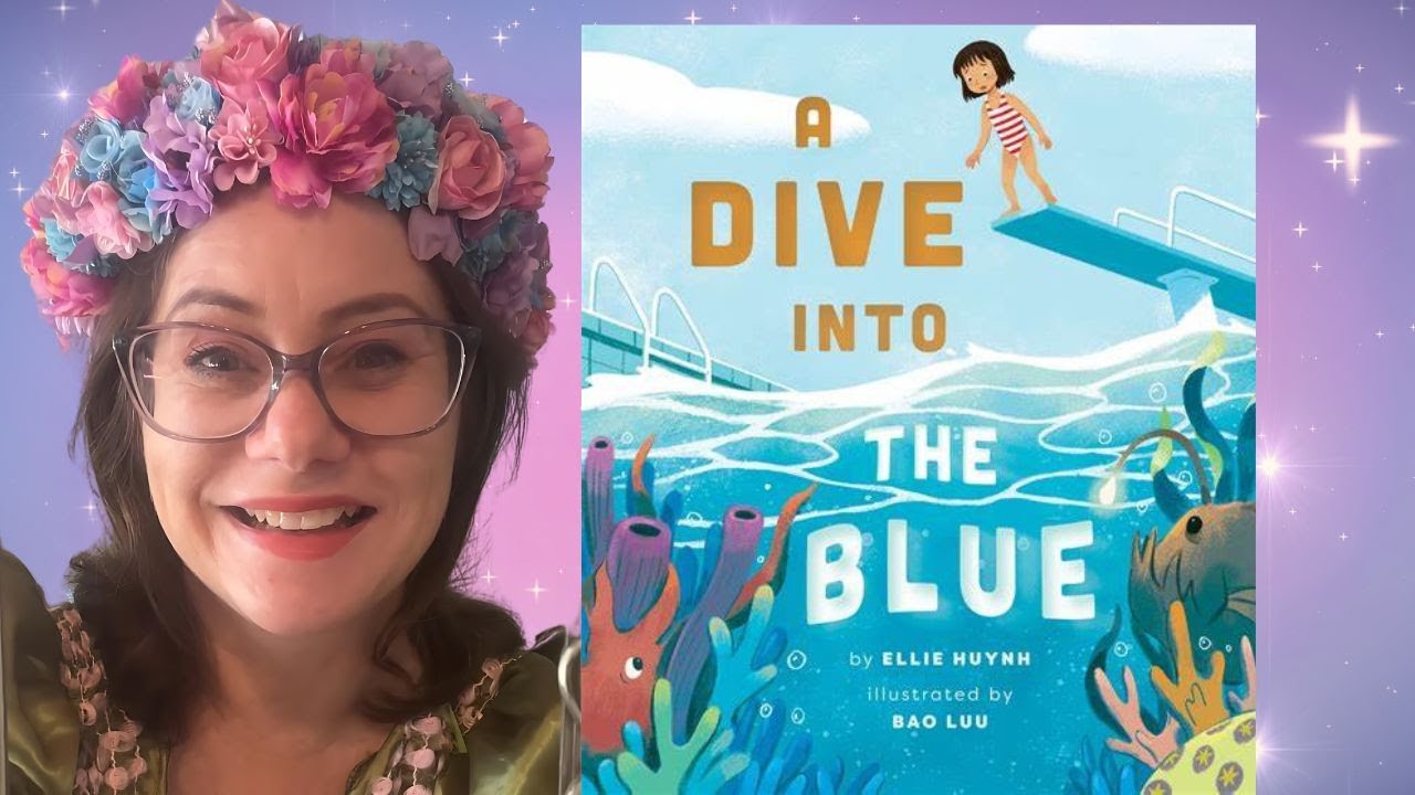 Kids Book Read Aloud: A Dive Into the Blue. Being brave. Overcoming ...