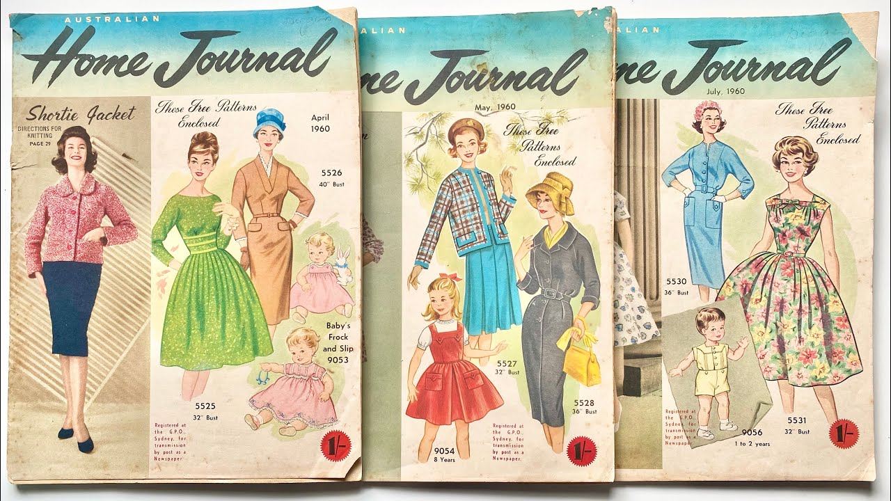 Vintage Australian Home Journal magazine flip through - YouTube