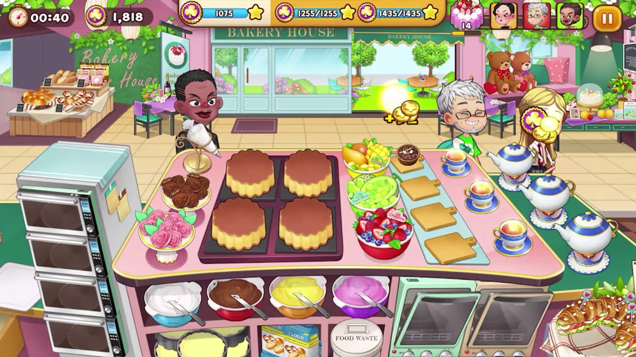 Cooking Adventure - Bakery Bistro Level 45 - Full Upgrade - YouTube