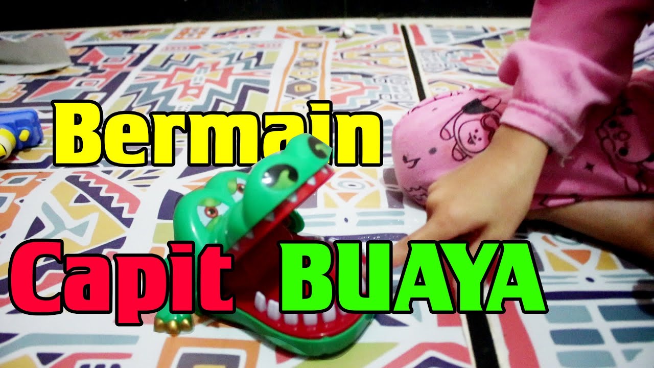 Bermain Mainan Capit BUAYA !! DAN BATTLE GAMES BERSAMA KELUARGA - YouTube