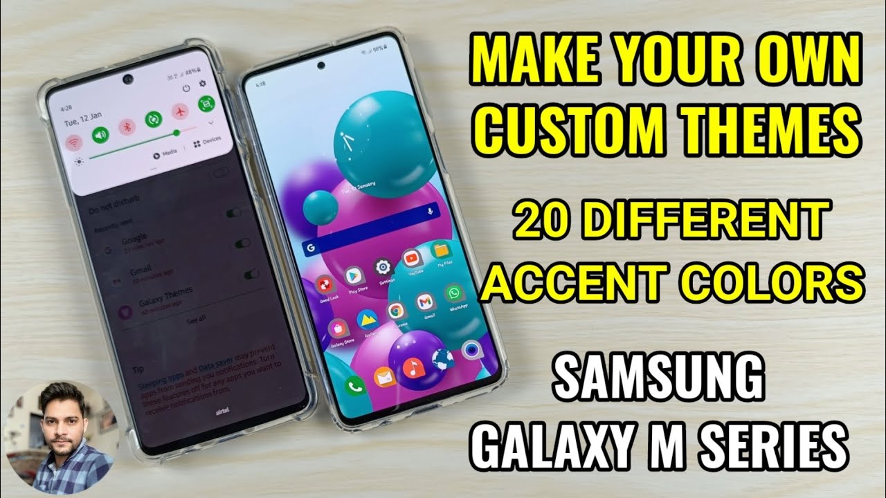 Create Your Own Themes On Your Samsung Galaxy M Series | 20 Different ...