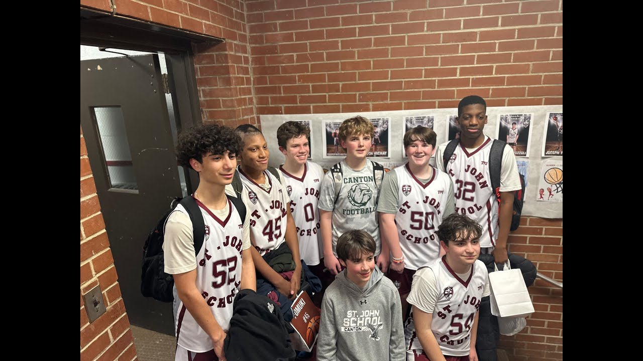 2024 SJS 8th Grade Boys Basketball Senior Night - YouTube