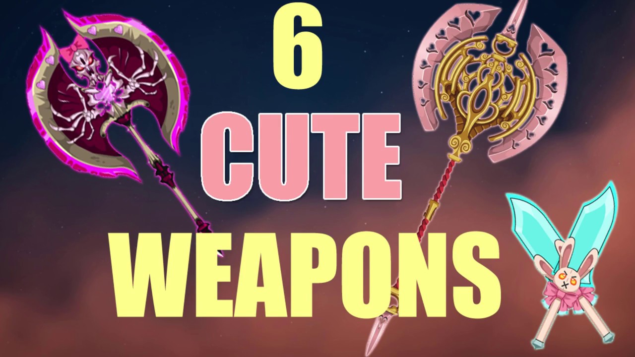 -AQW- 6 Cute Free Weapons - YouTube