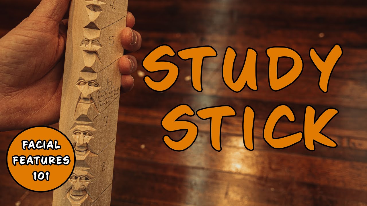 Face Study Stick || Simple Steps To Carving A Face (GIVEAWAY) - YouTube