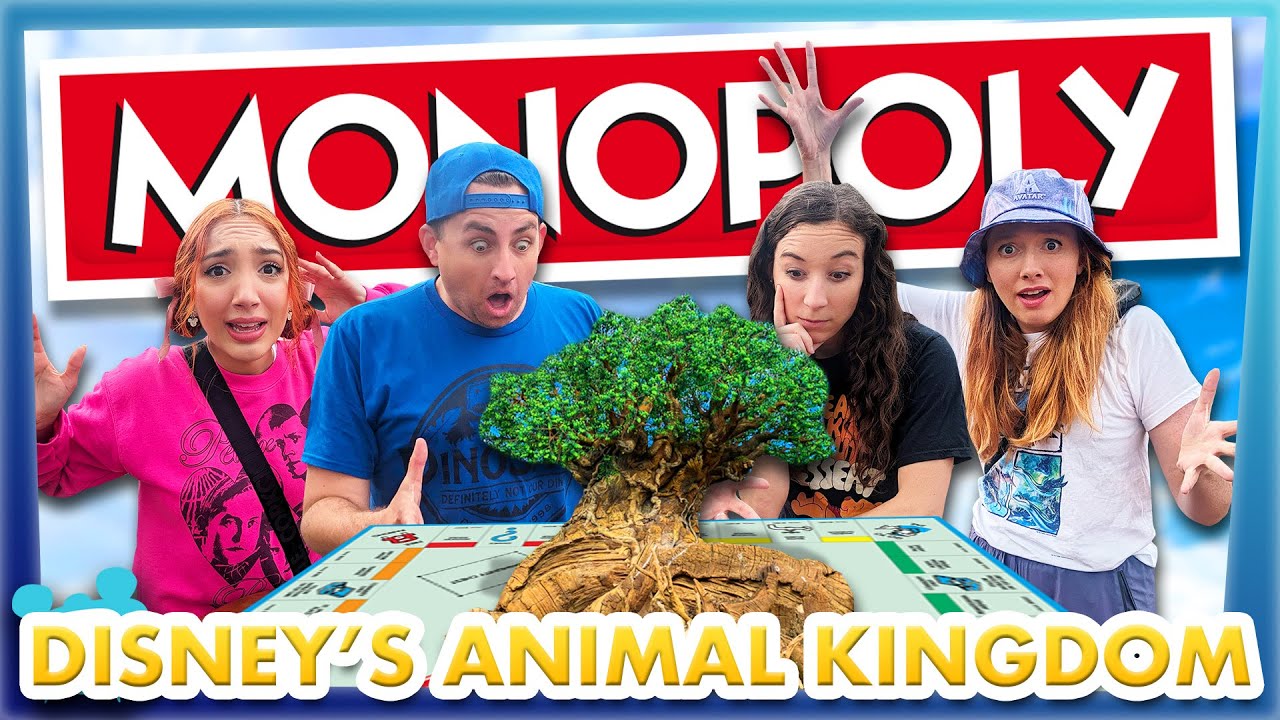 We Turned Disney's Animal Kingdom Into A REAL LIFE MONOPOLY GAME - YouTube