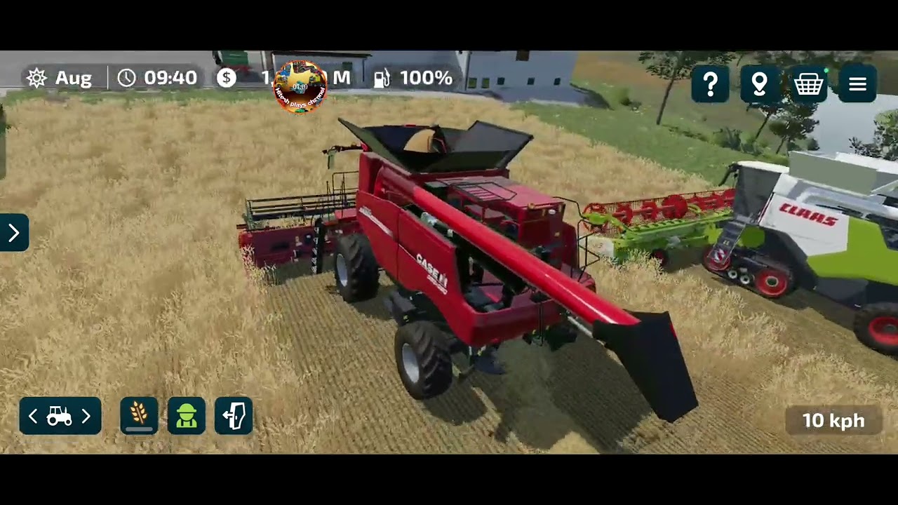 Harvesting the BIGGEST FIELD in FS23 + 18 HARVESTERS | MEGA Challenge ...