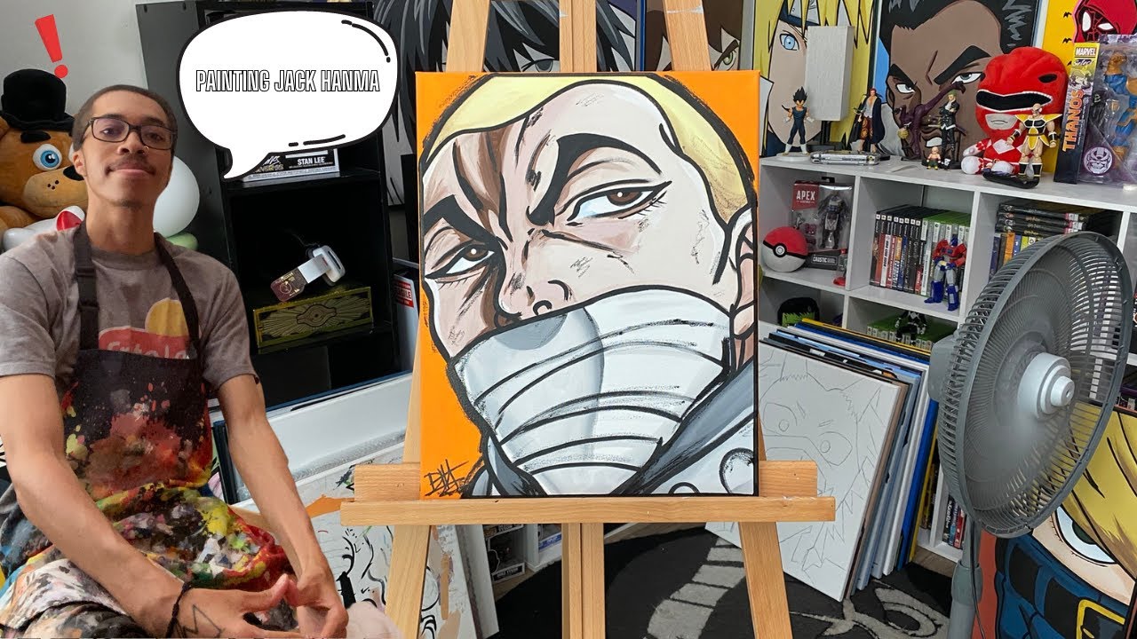 Painting Jack Hanma!!! - YouTube