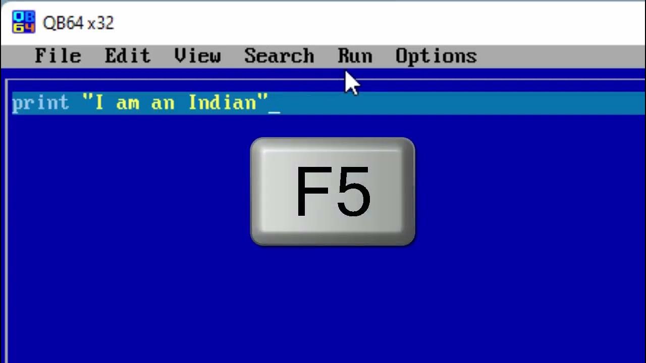 Qbasic Commands In Hindi Computerexcelsolution Youtube