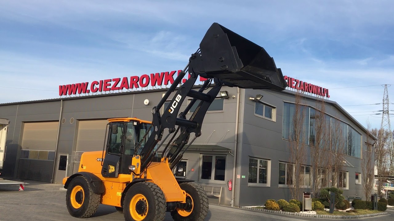 JCB 416 wheel loader - YouTube