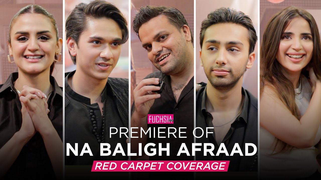 Na Baligh Afraad Premiere | Red Carpet | Saboor Aly | Hira Mani | Samar ...