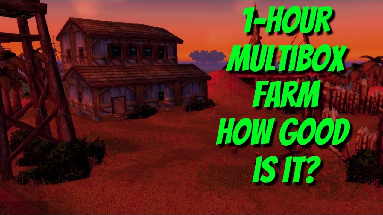 WOW Fray Island Multibox Farm - YouTube
