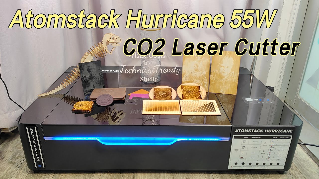 Atomstack Hurricane 55W CO2 Laser Cutter Review: A Dependable Laser ...