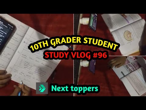|| Normal study by 10th grader || CBSE 10th board preparation ...