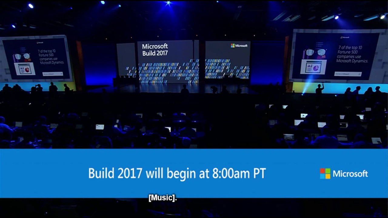 Microsoft Build 2017 Day 1 主題演講 - YouTube