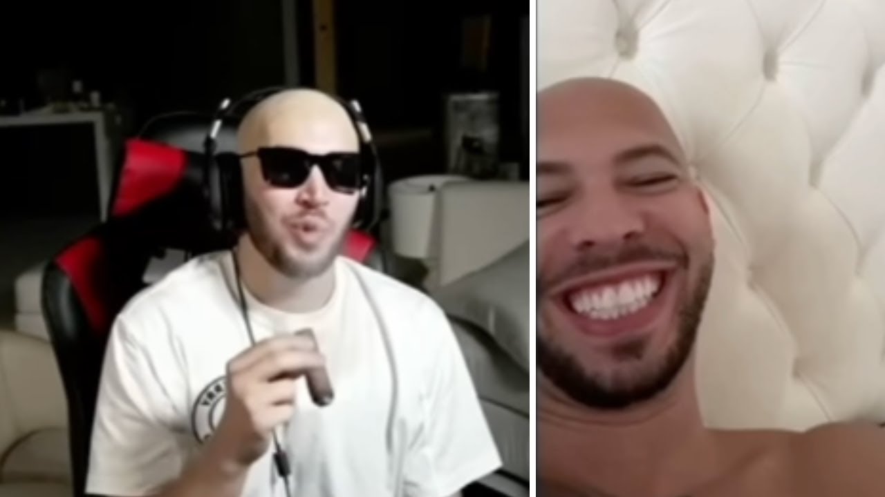 Adin Shows Andrew Tate He's Bald - YouTube