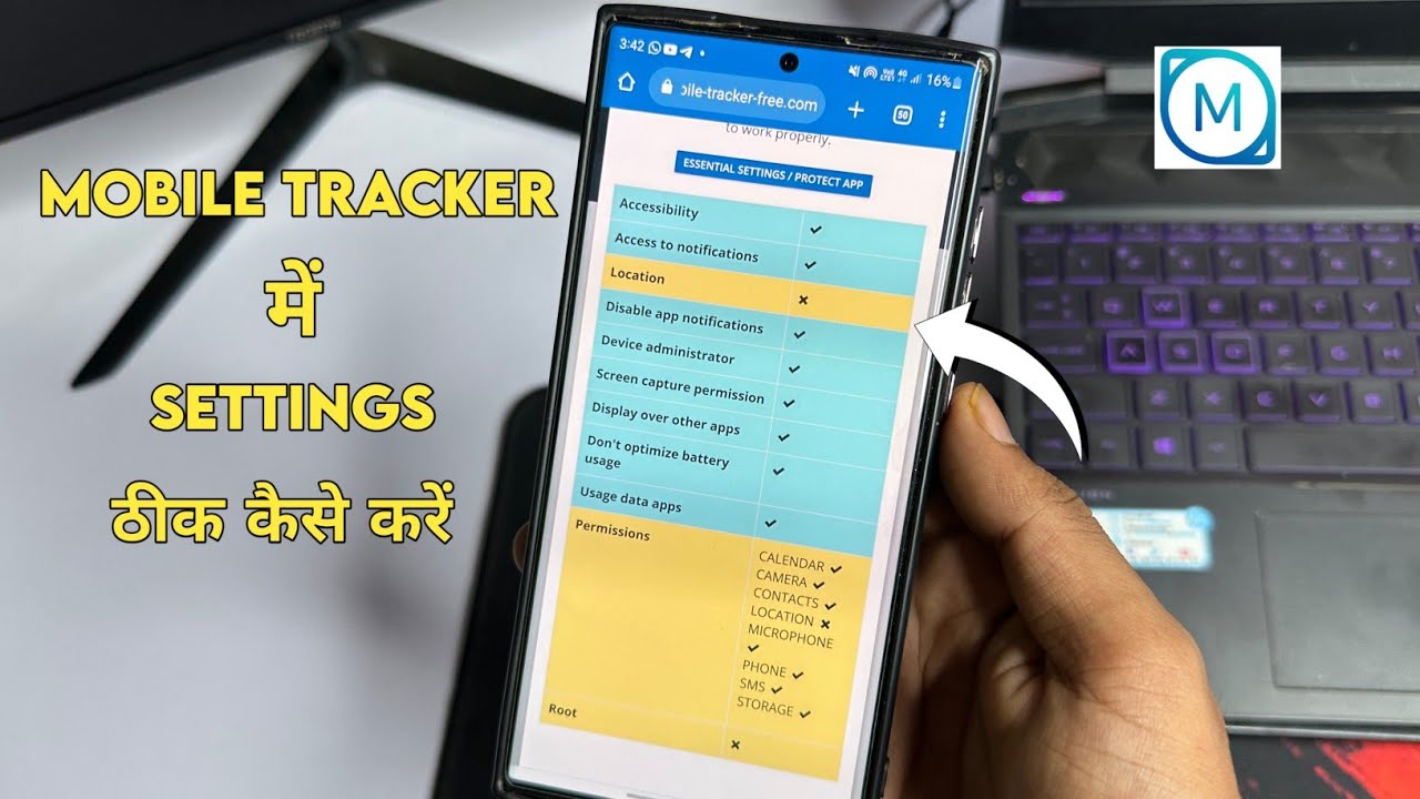 How to on permissions in Mobile tracker App | How to check settings in ...